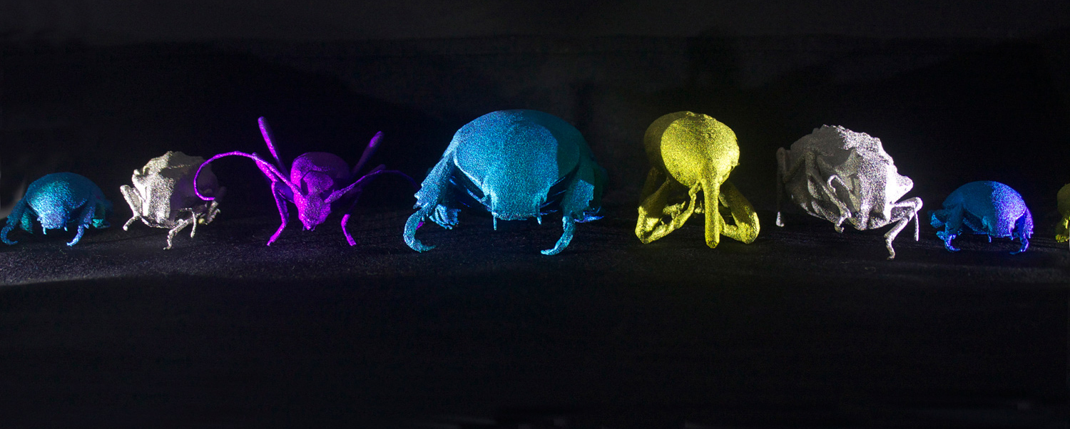 3D Printed Titanium Insects – eleanorgatestuart
